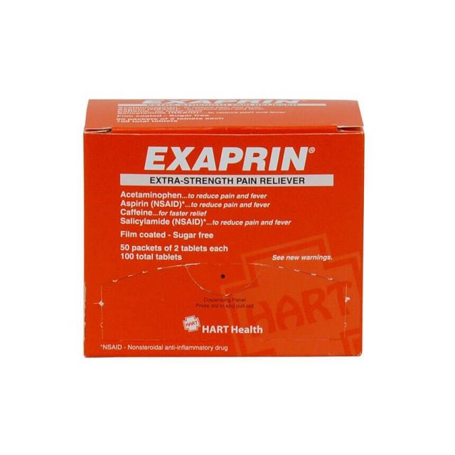 Exaprin Pain Reliever Extra Strength • First Aid Supplies Online