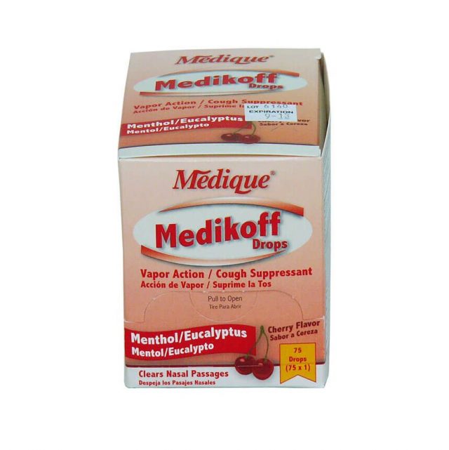 Medique Medikoff Menthol Cough Lozenges - 75/box • First Aid Supplies ...