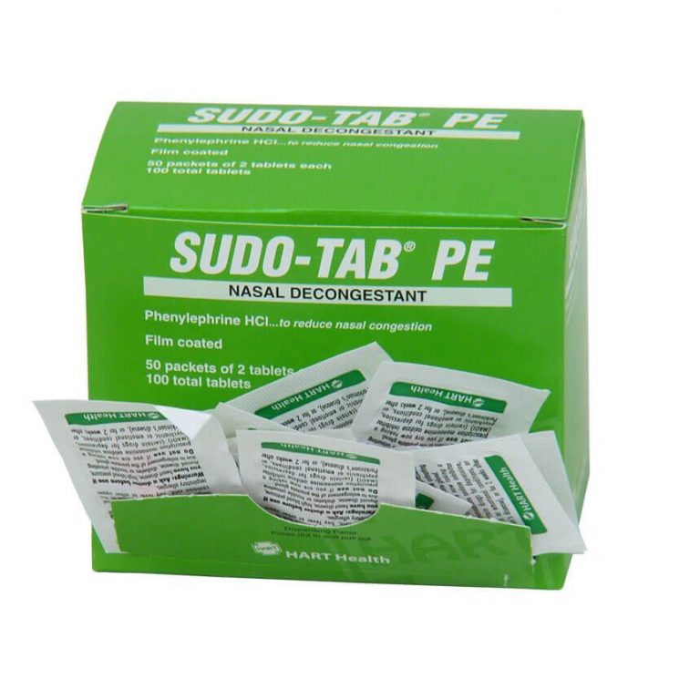 Nasal Decongestant Tablets | Sinus Relief Tablets • First Aid Supplies ...