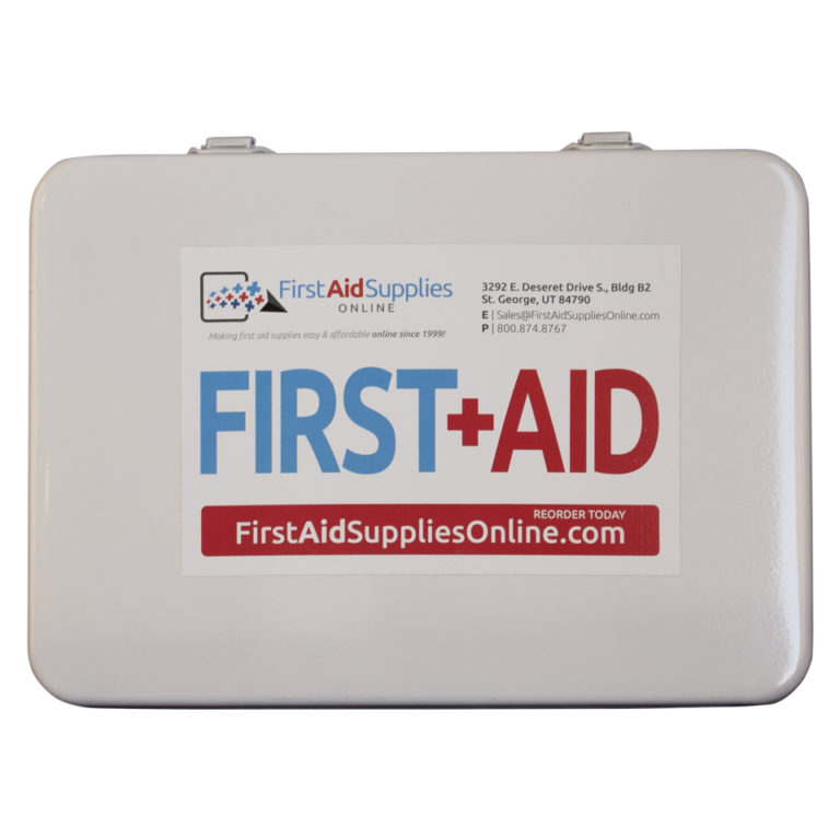ANSI Basic Class A First Aid Kit Metal Case • First Aid Supplies Online