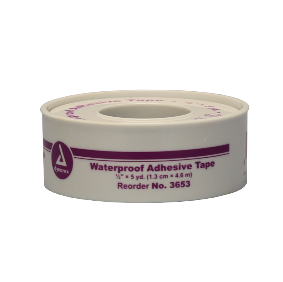 Dynarex Waterproof Adhesive Tape 1/2 x 5 yards - 1/roll • First Aid ...