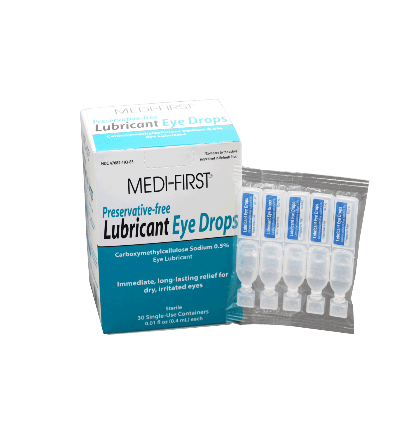 Lubricant Eye Drops - 30/box • First Aid Supplies Online