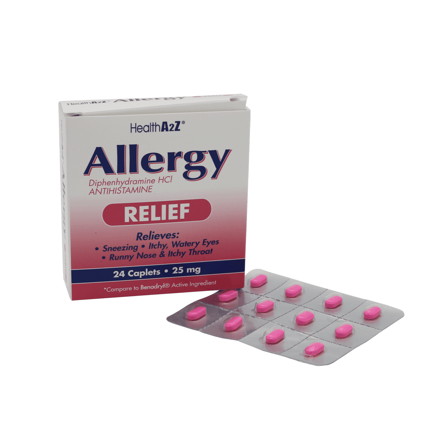 Allergy Relief - 24/Caplets • First Aid Supplies Online