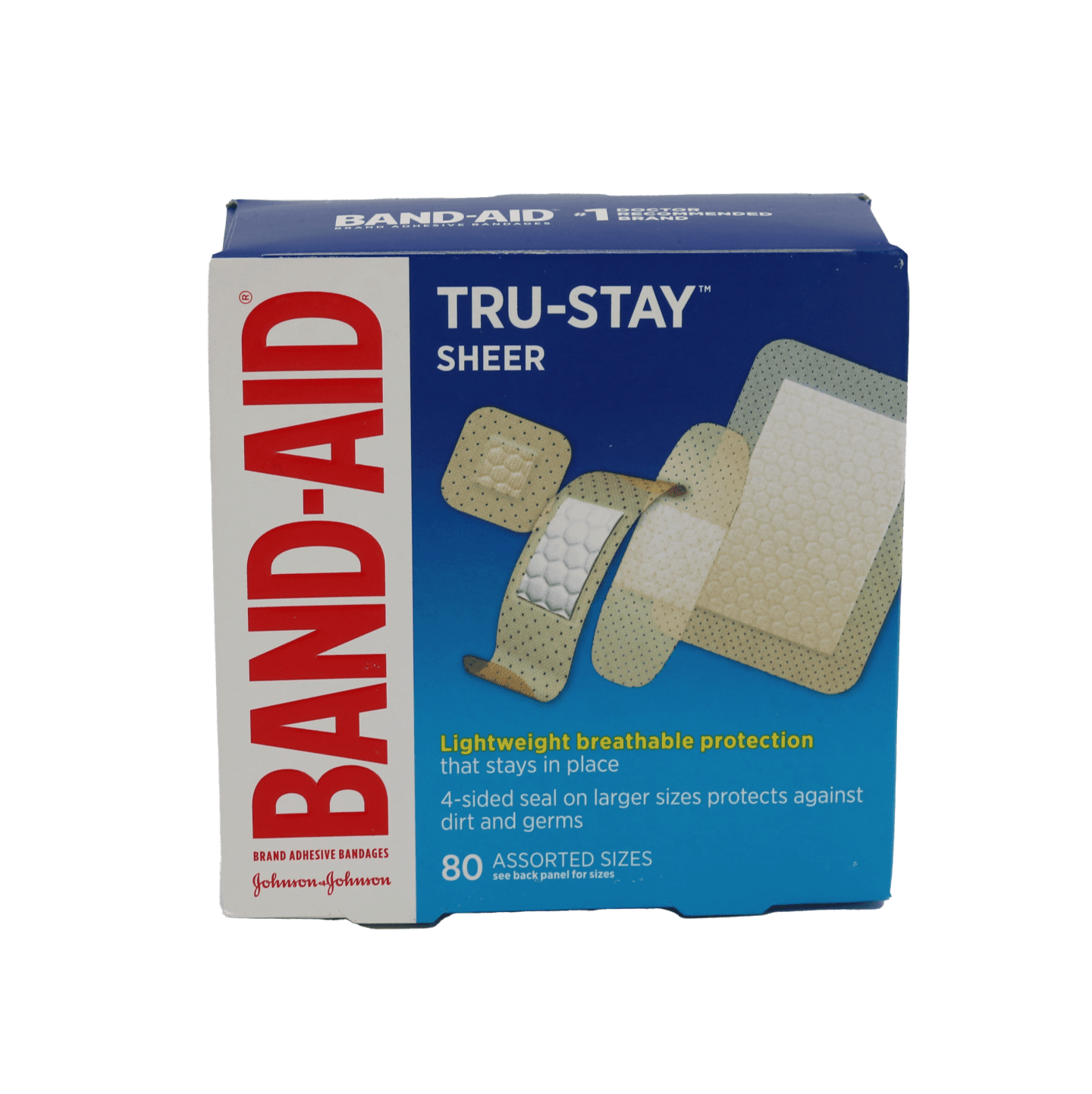 Band-Aid Brand Sheer Strip Bandages Assorted Sizes • First Aid Supplies ...
