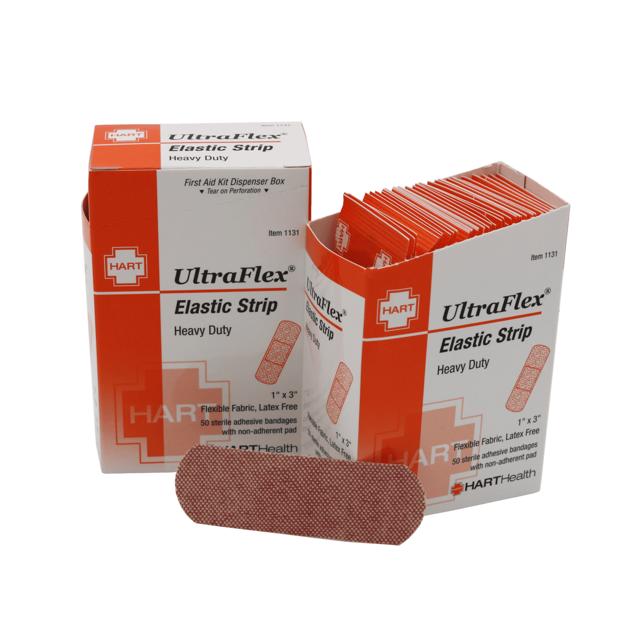 Ultraflex Heavy Duty Flexible Fabric Elastic Strip Bandages 1" x 3 ...